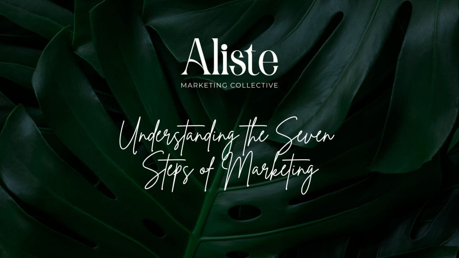 Understanding the 7 Steps of Marketing - Aliste Marketing Collective
